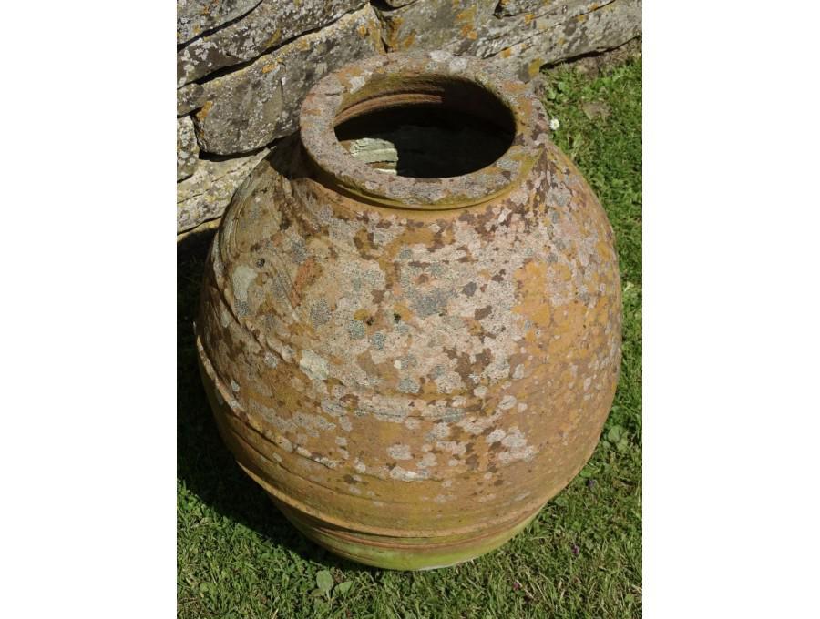 Vintage Terracotta Oil Jar|