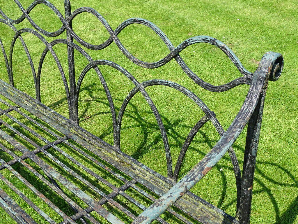 Antique Regency Bench|