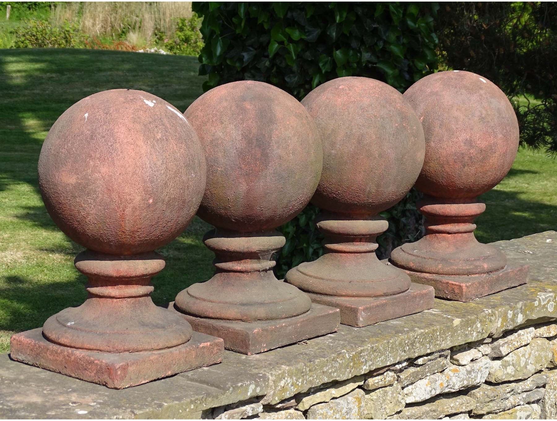 Ball Finials (Pair) | Holloways Garden Antiques