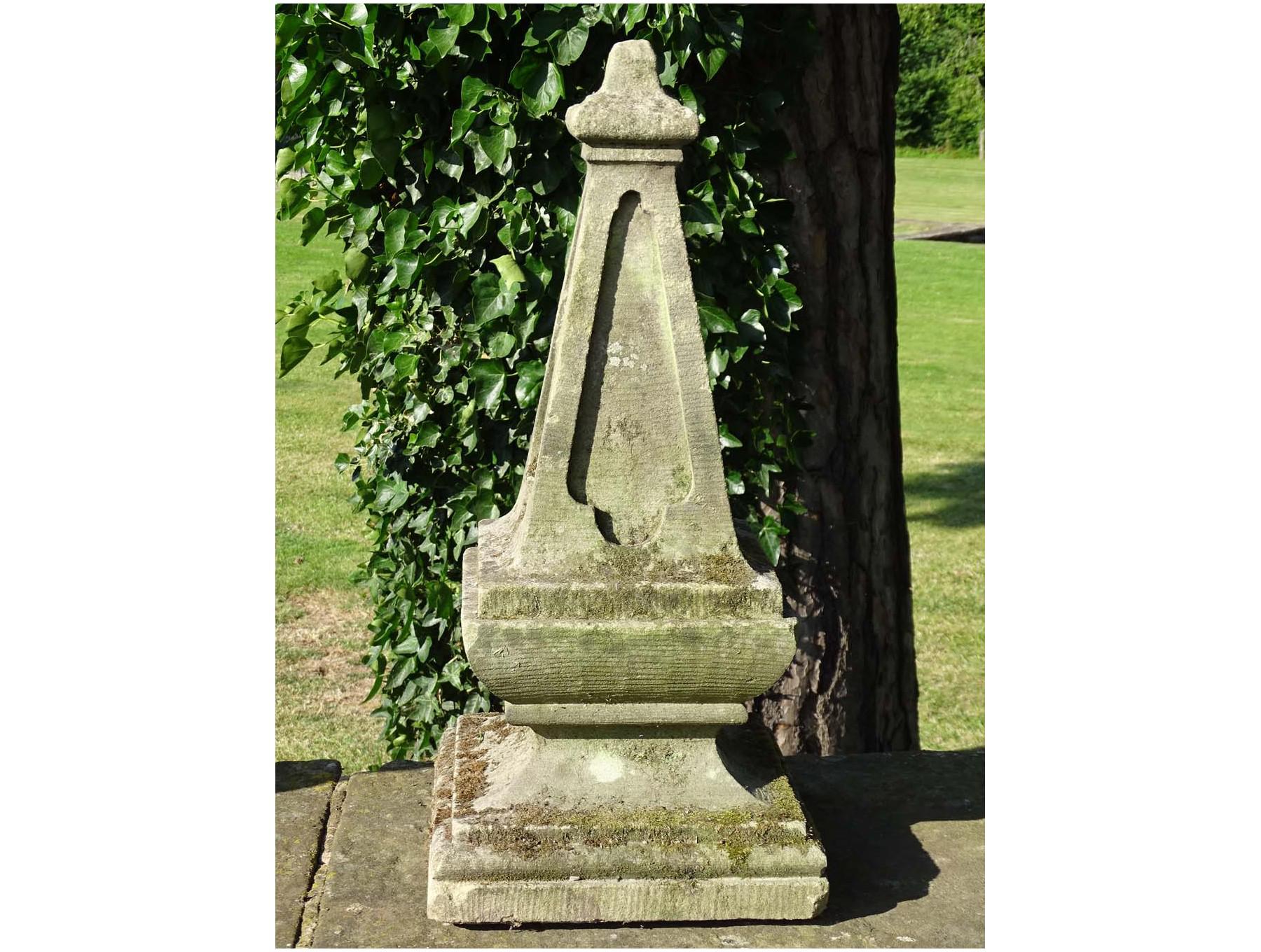 Antique Sandstone Obelisk | Holloways Garden Antiques