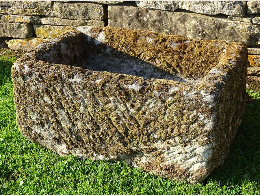 Antique York Stone Trough | Holloways Garden Antiques