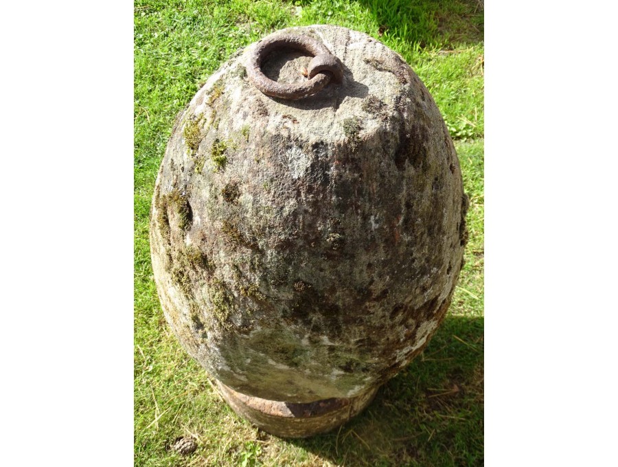 Unusual Ovoid Tether Stone | Holloways Garden Antiques