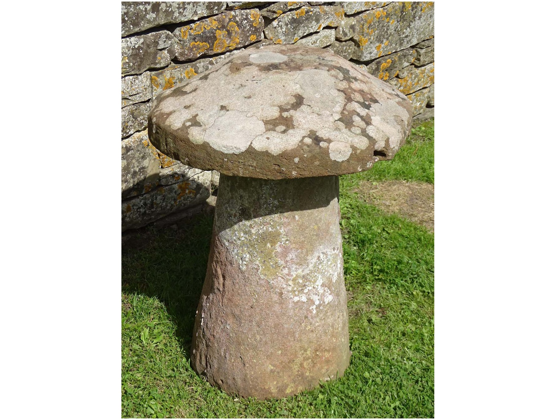 Antique Sandstone Staddle Stone | Holloways Garden Antiques