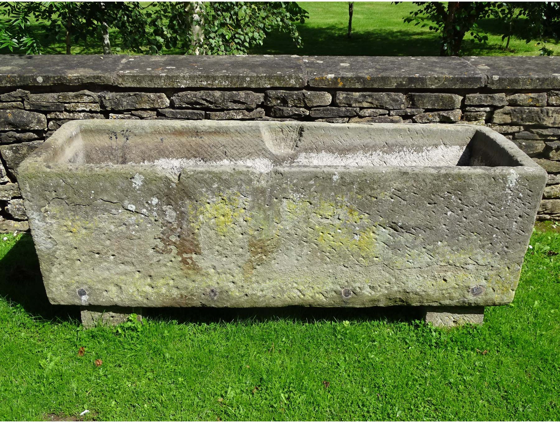 Large Rectangular Stone Trough | Holloways Garden Antiques