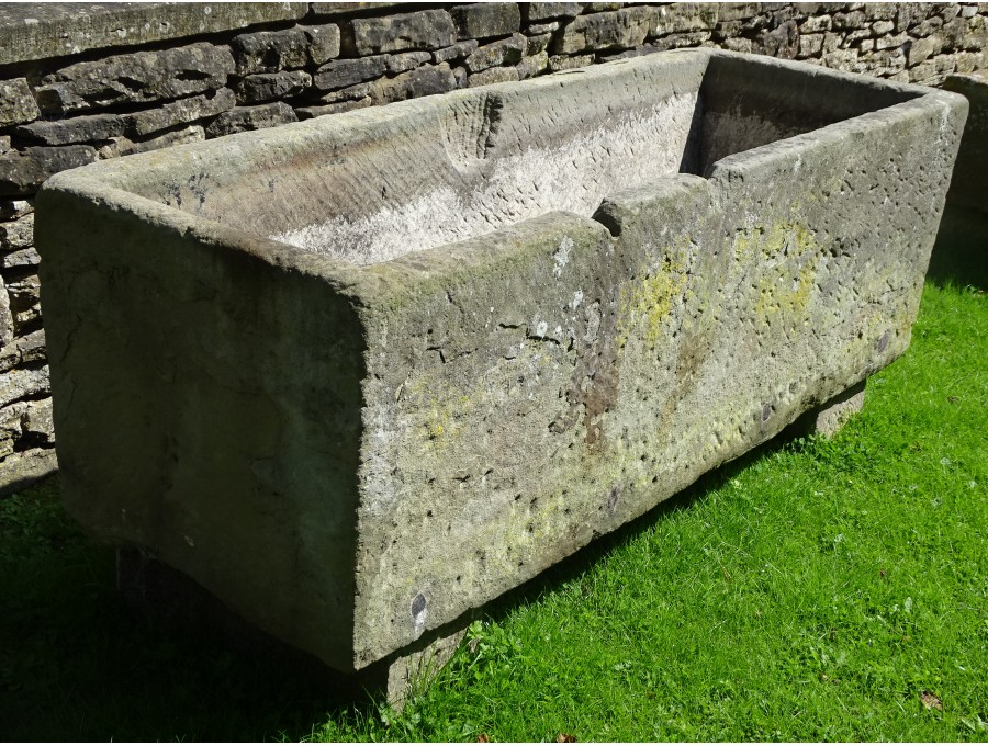 Large Rectangular Stone Trough | Holloways Garden Antiques