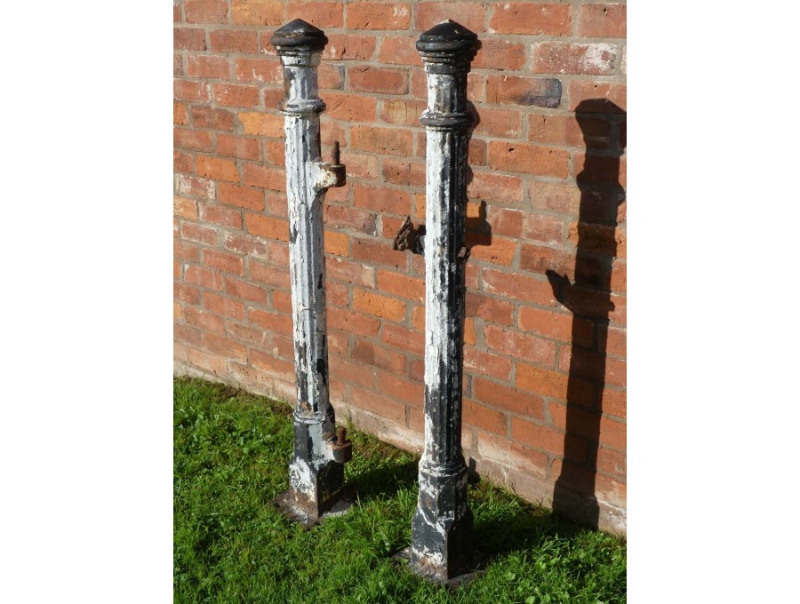 Cast Iron Gate Posts (Pair) | Holloways Garden Antiques