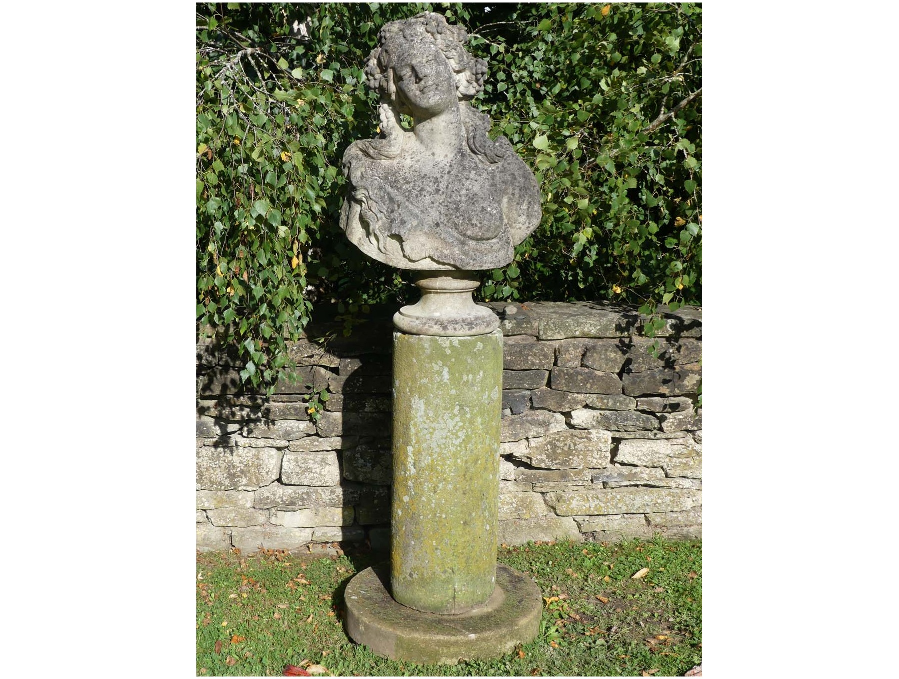 Bust of Bacchante | Holloways Garden Antiques