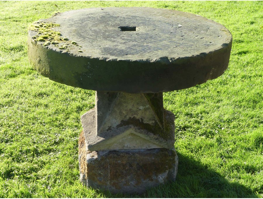 Salvaged Sandstone Garden Table | Holloways Garden Antiques