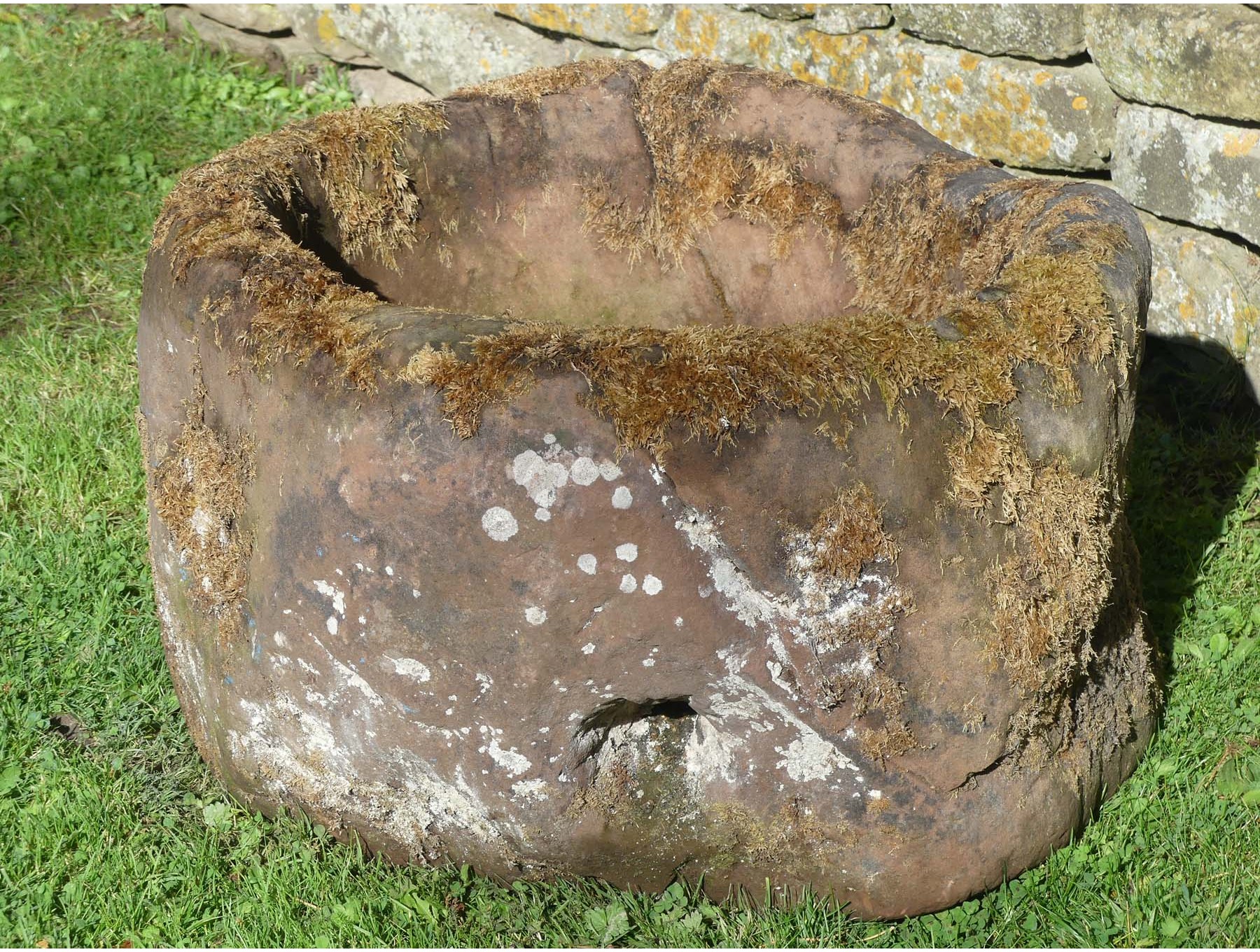 Antique Sandstone Round Trough | Holloways Garden Antiques
