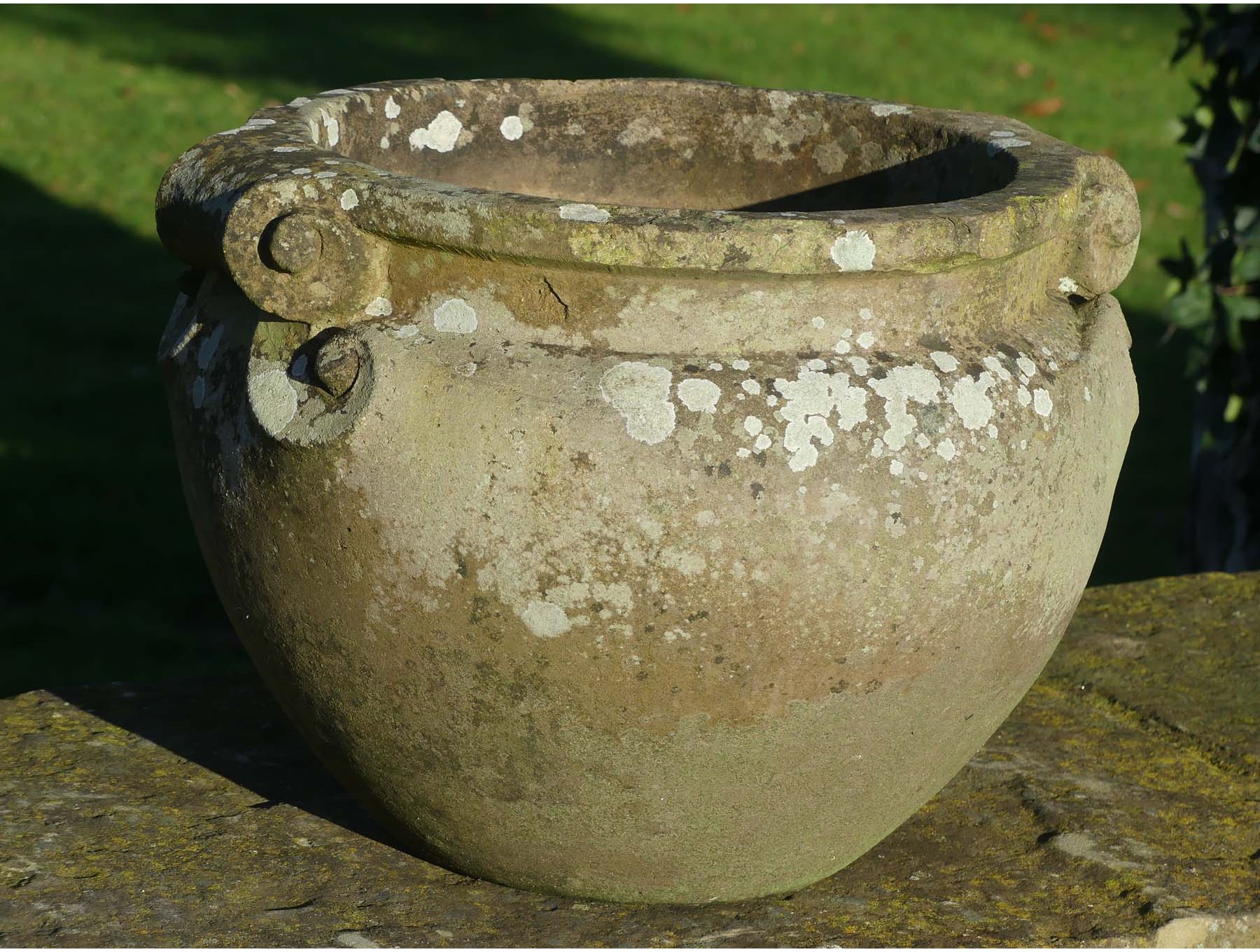 Vintage Compton Pottery Scroll Pot | Holloways Garden Antiques