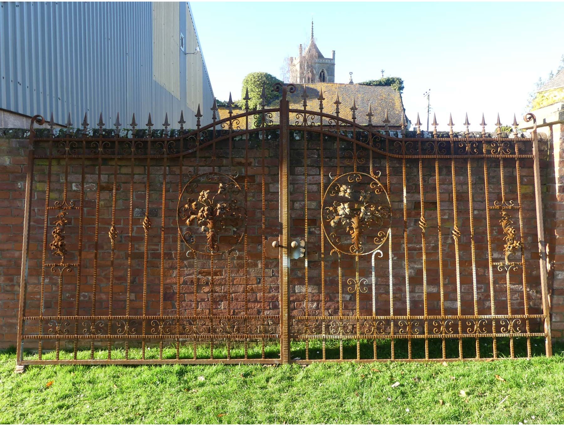 Entryway Gates Inspiring Wrought Iron Entrance Gates For Your Home