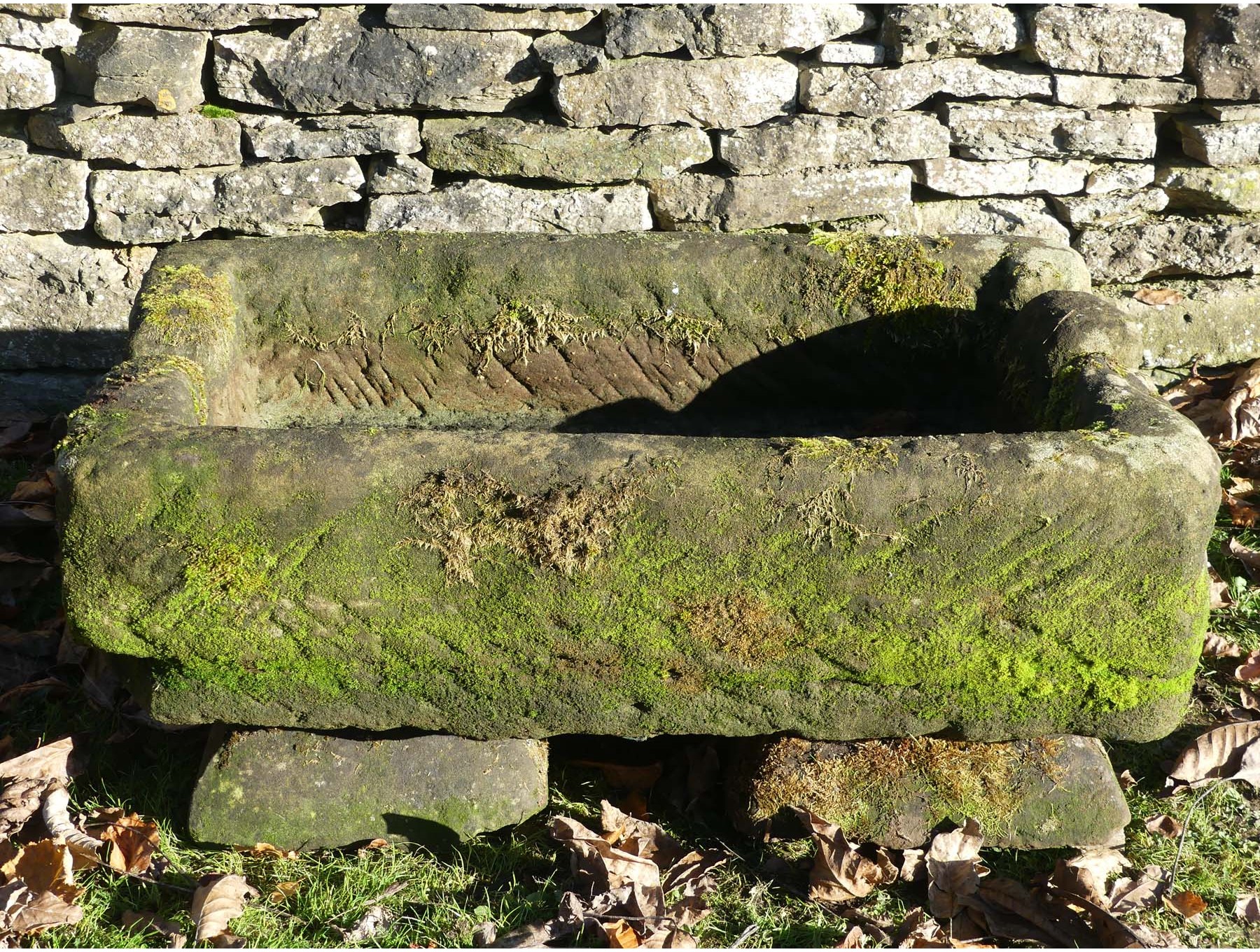Sandstone Trough on Blocks