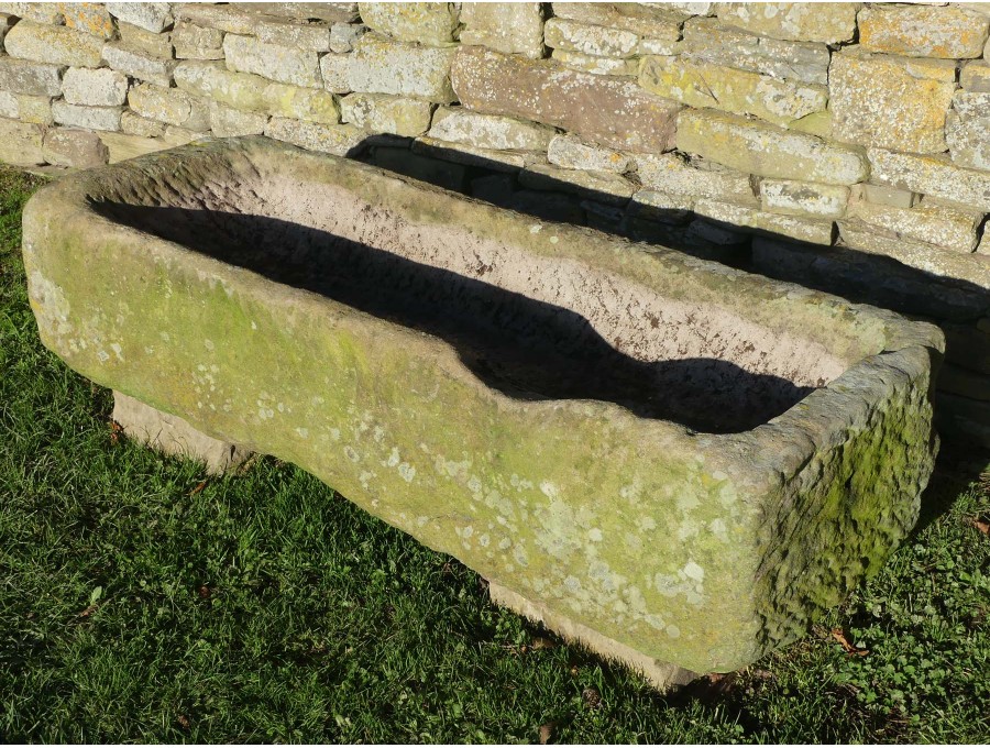 Large Rectangular Stone Trough | Holloways Garden Antiques