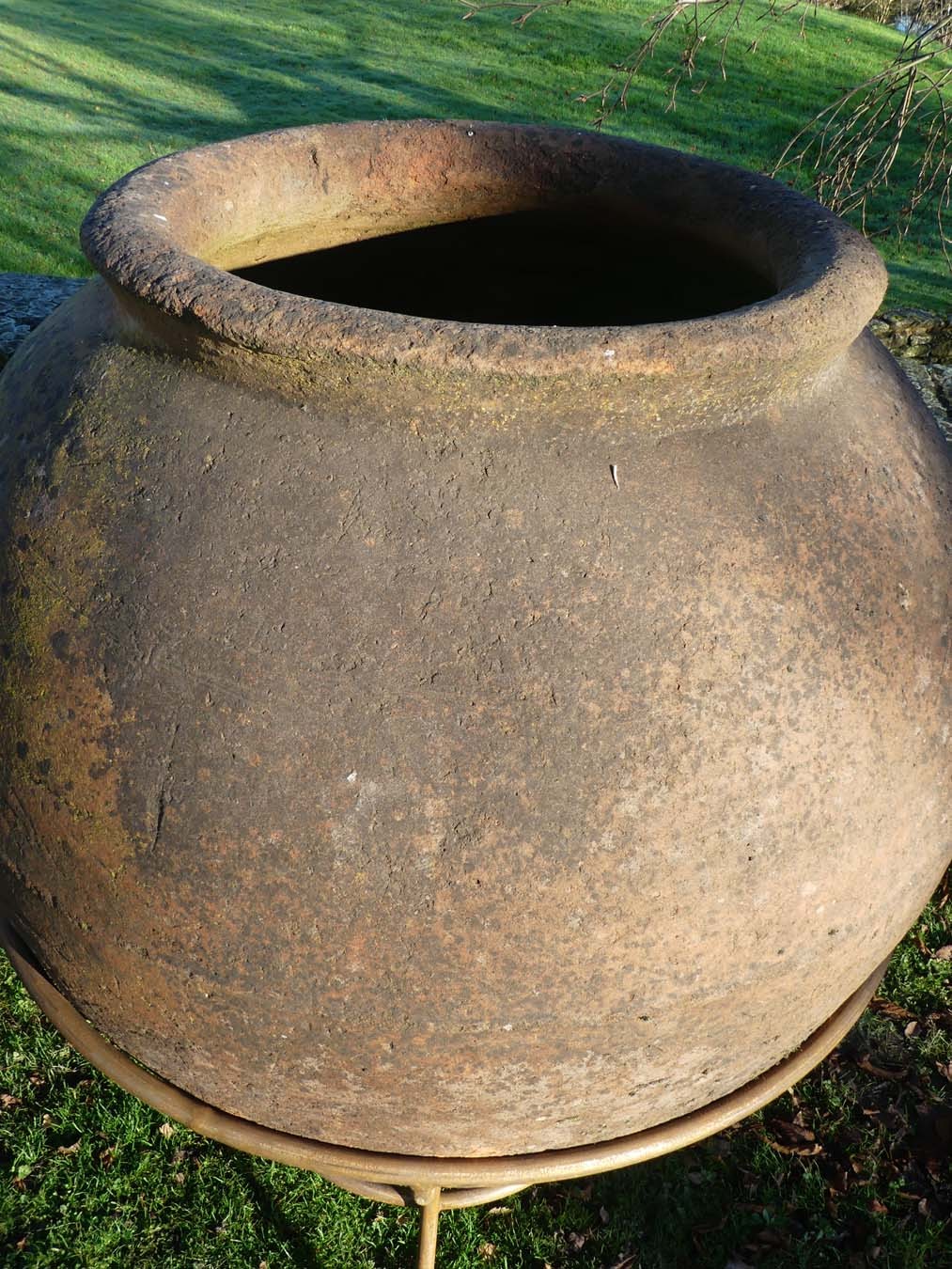 Antique Terracotta Oil Jar | Holloways Garden Antiques