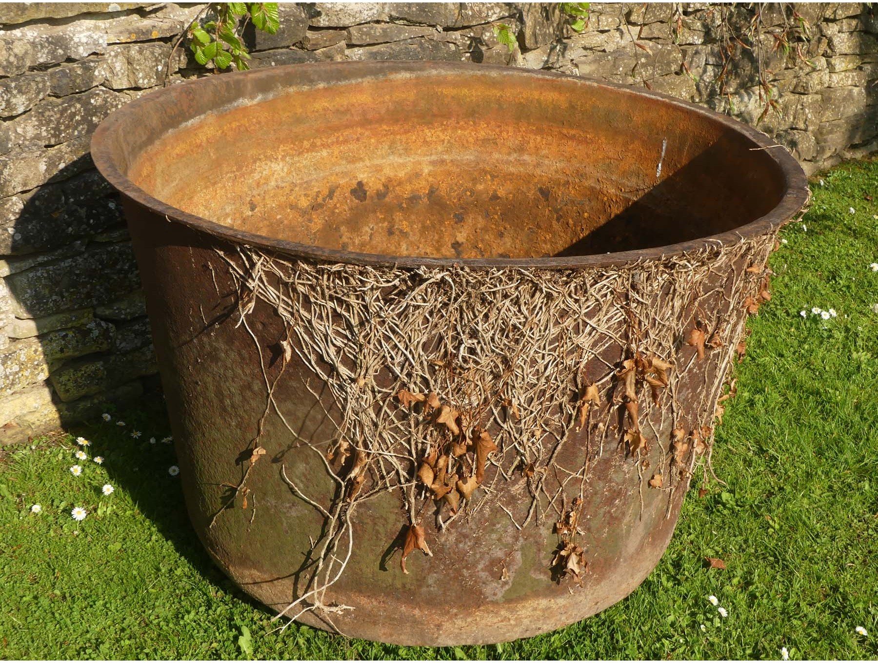 Very Large Iron Bowl | Holloways Garden Antiques