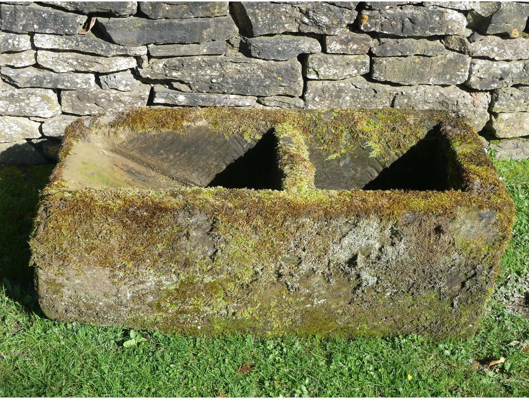 Antique Partitioned Stone Trough | Holloways Garden Antiques