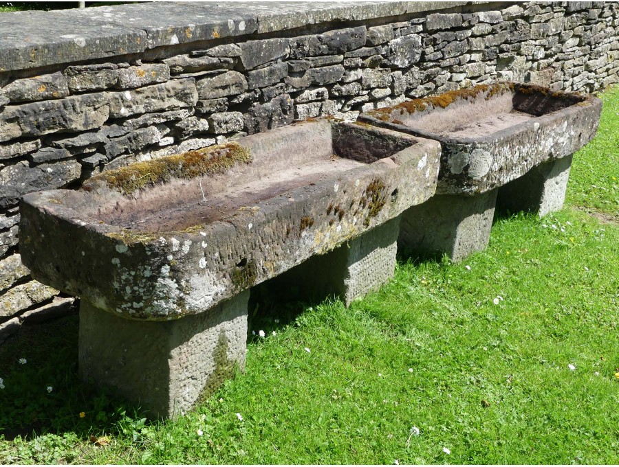 Rectangular Stone Troughs (Pair) | Holloways Garden Antiques
