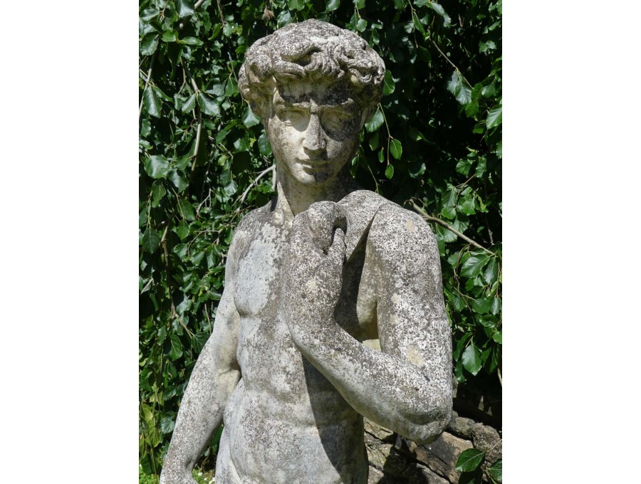 Large Garden Statue of David | Holloways Garden Antiques