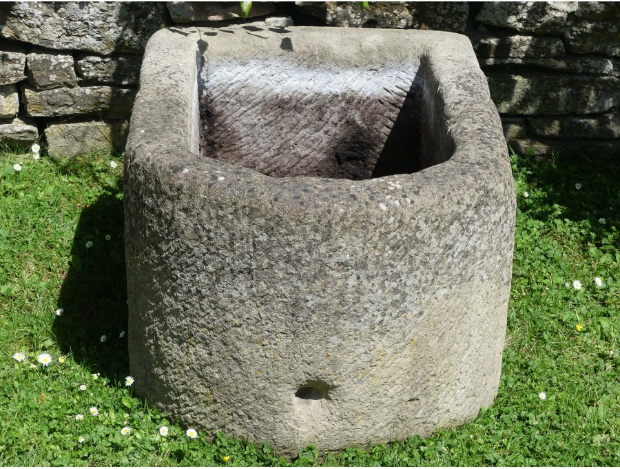 Large D-end Garden Trough | Holloways Garden Antiques