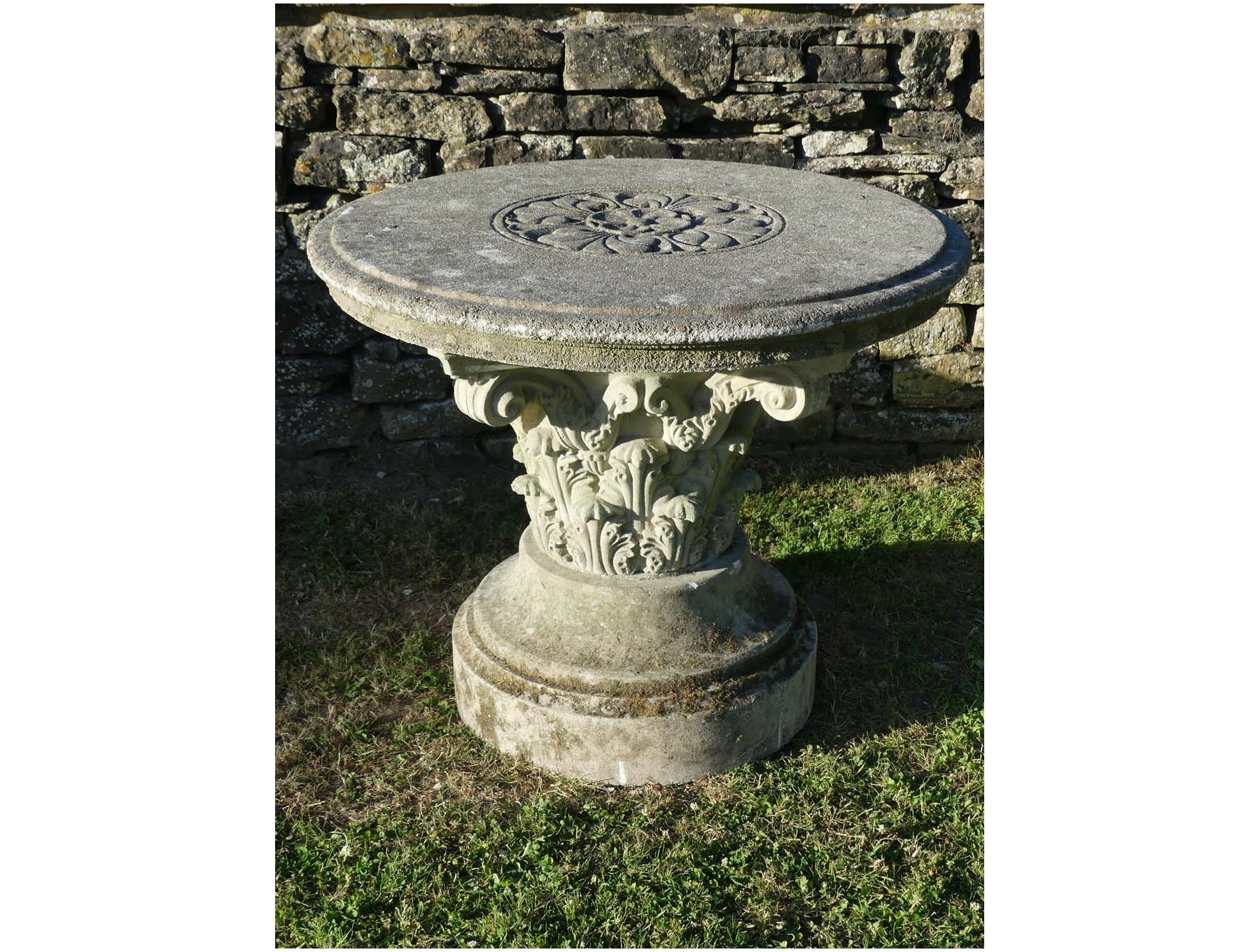 Weathered Composition Stone Trough | Holloways Garden Antiques
