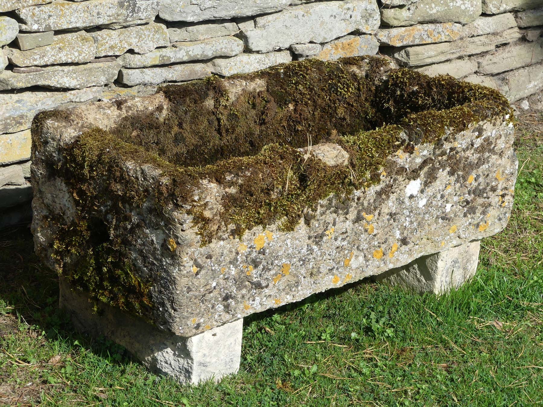 Antique Rectangular Limestone Trough | Holloways Garden Antiques