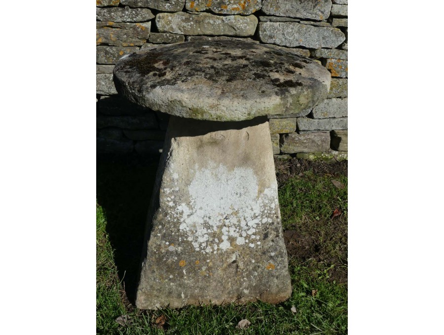 Antique Limestone Staddle Stone