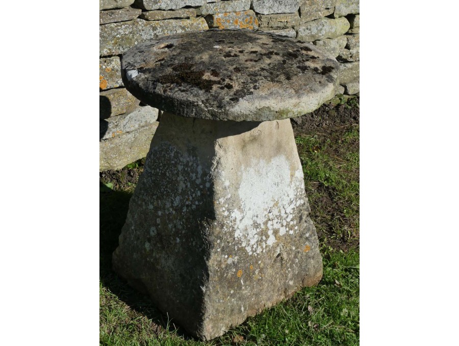 Antique Limestone Staddle Stone
