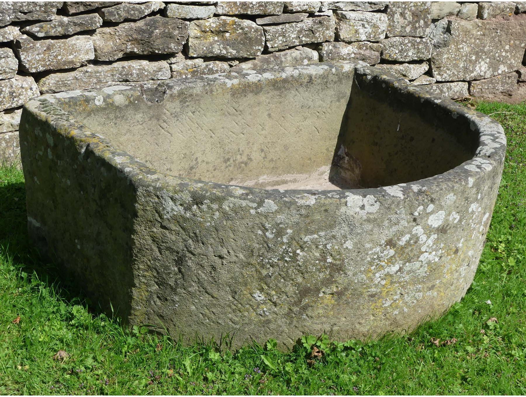 Large Bow Front Trough | Holloways Garden Antiques