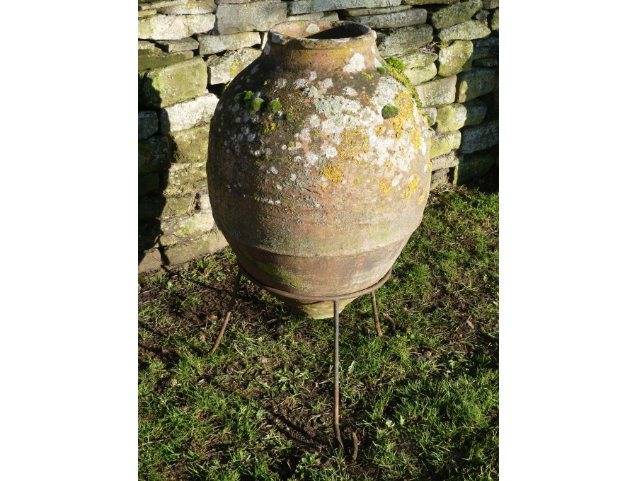 Weathered Terracotta Oil Jar | Holloways Garden Antiques