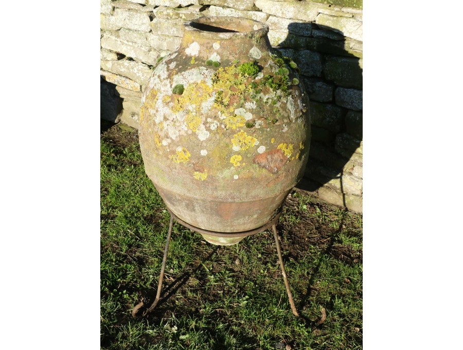 Weathered Terracotta Oil Jar | Holloways Garden Antiques