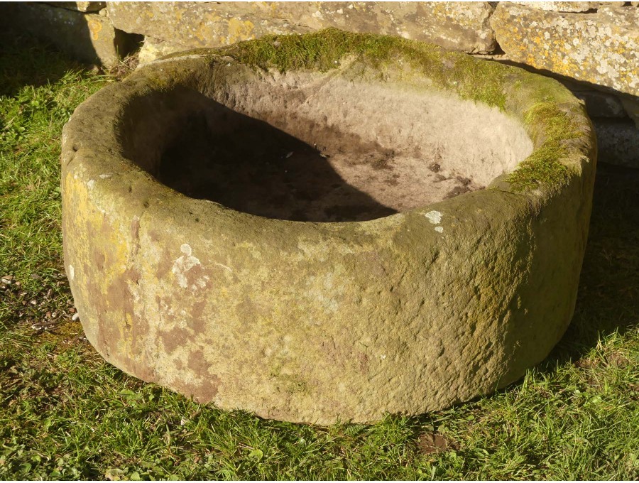 Antique Round Stone Trough | Holloways Garden Antiques