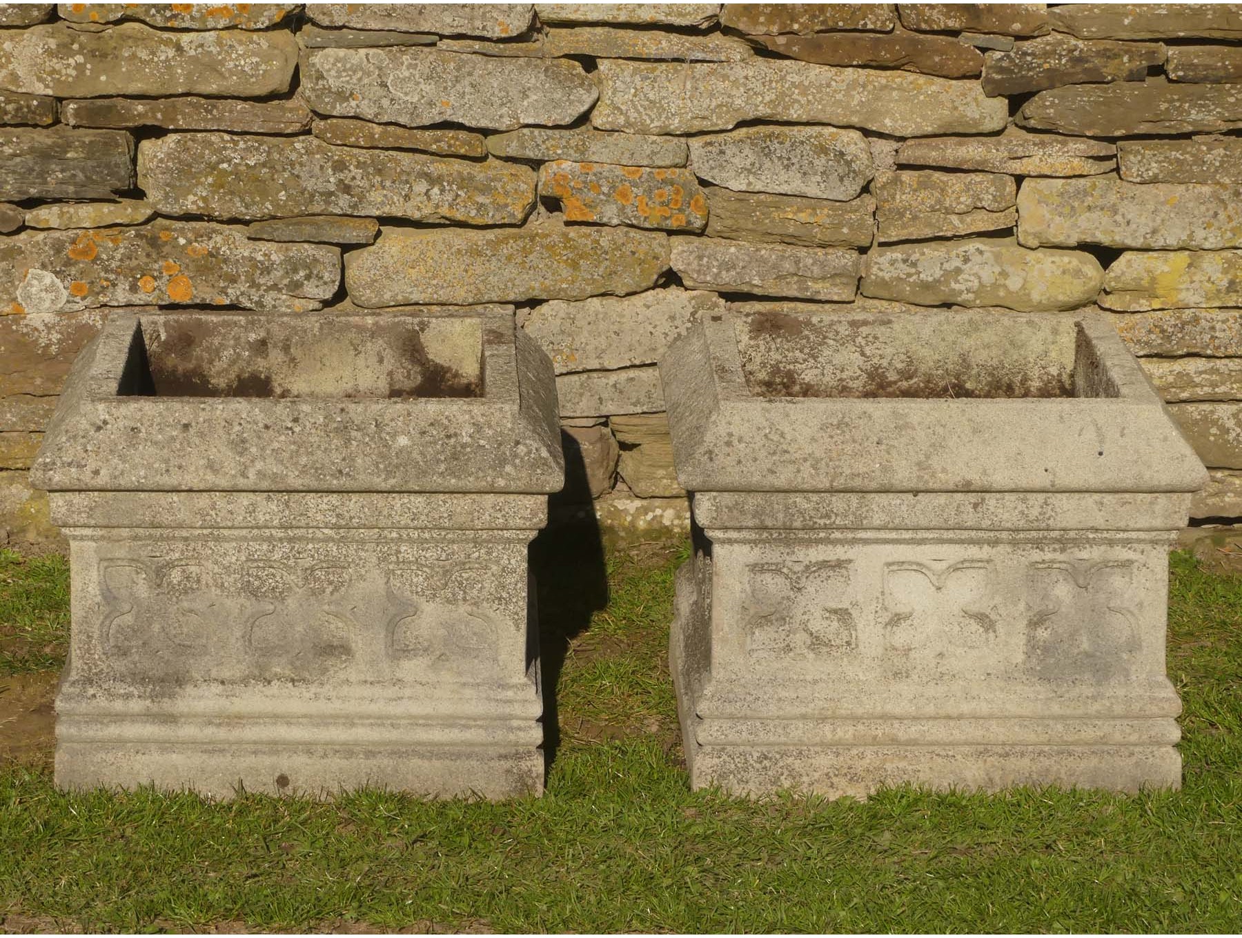 Gothic Garden Planters (Pair) | Holloways Garden Antiques
