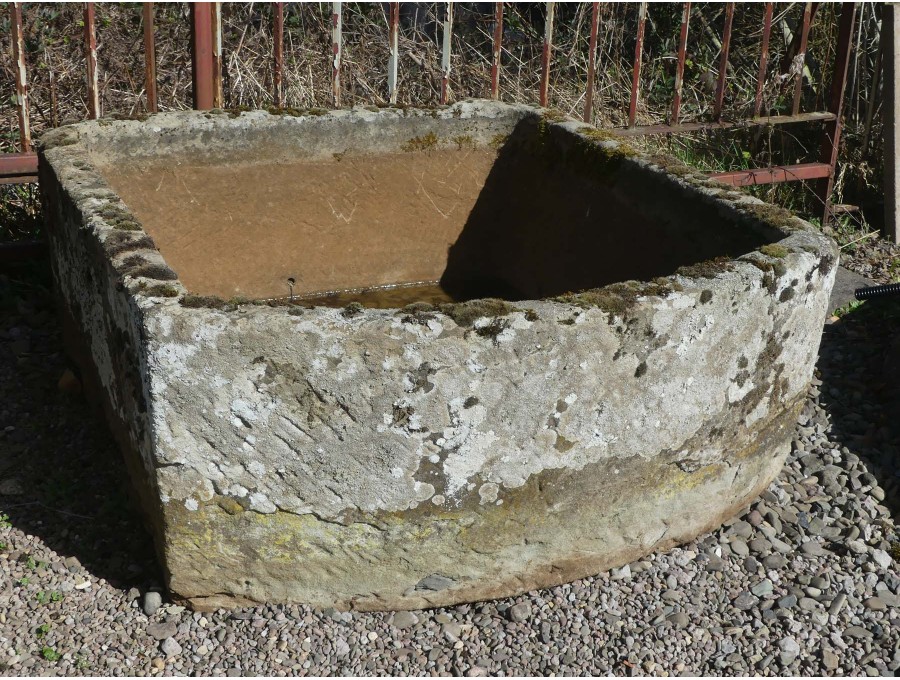 Large Antique Stone Trough | Holloways Garden Antiques