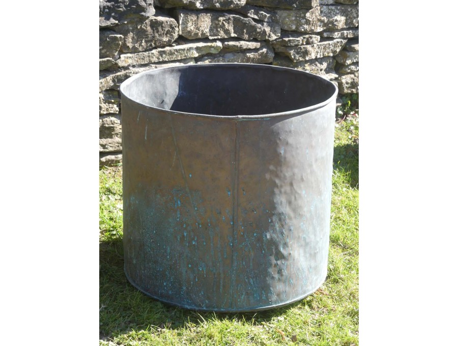 Weathered Copper Planter | Holloways Garden Antiques