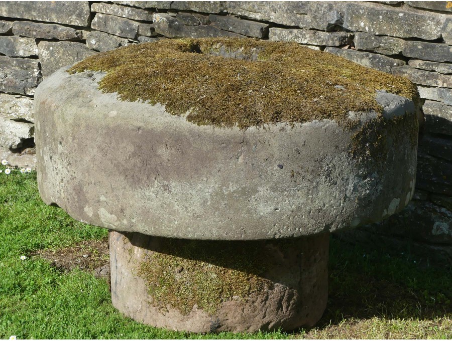 Antique Millstone Seat | Holloways Garden Antiques