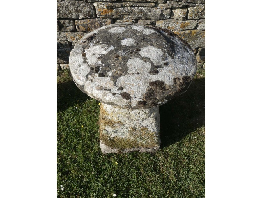 Antique Limestone Staddle Stone | Holloways Garden Antiques