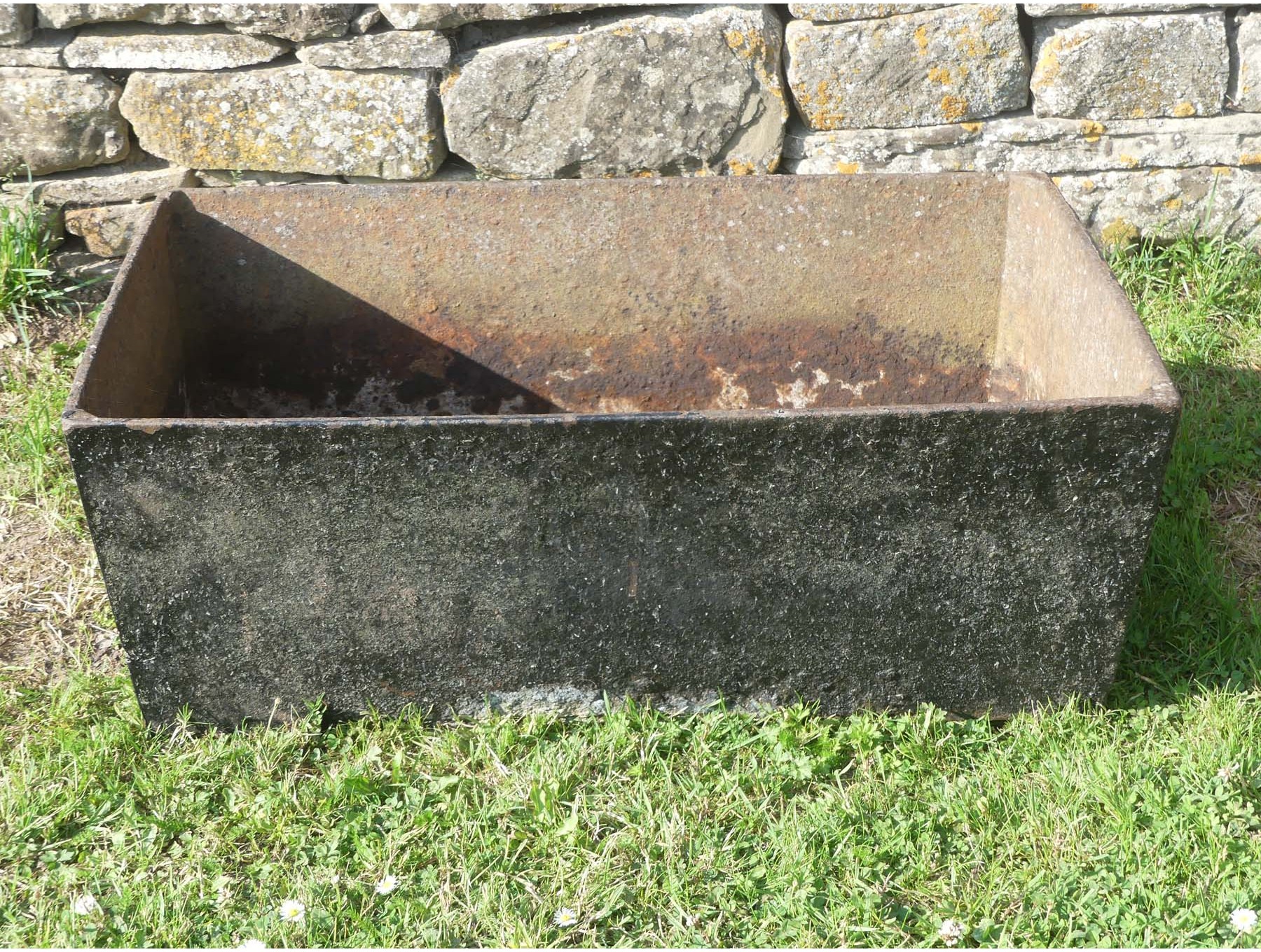 Vintage Cast Iron Trough | Holloways Garden Antiques