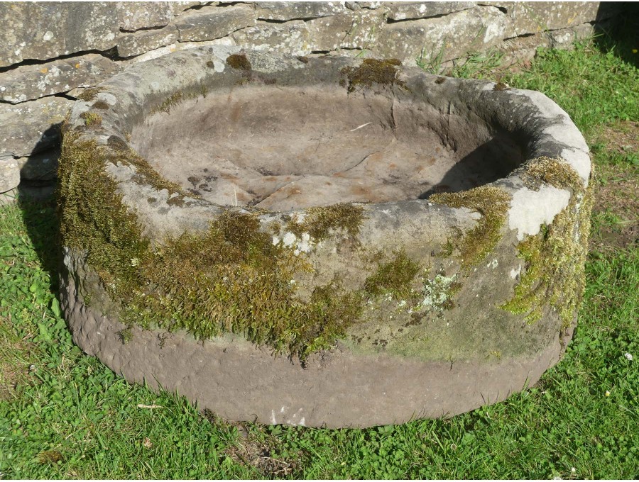 Antique Sandstone Round Trough | Holloways Garden Antiques