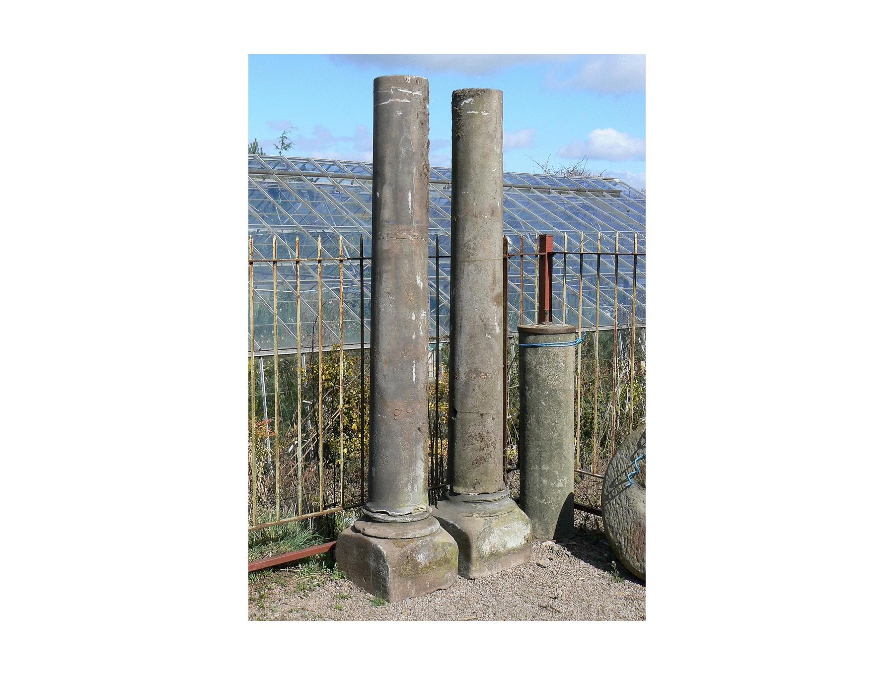 Old Stone Columns | Stone Salvage | Holloways Garden Antiques